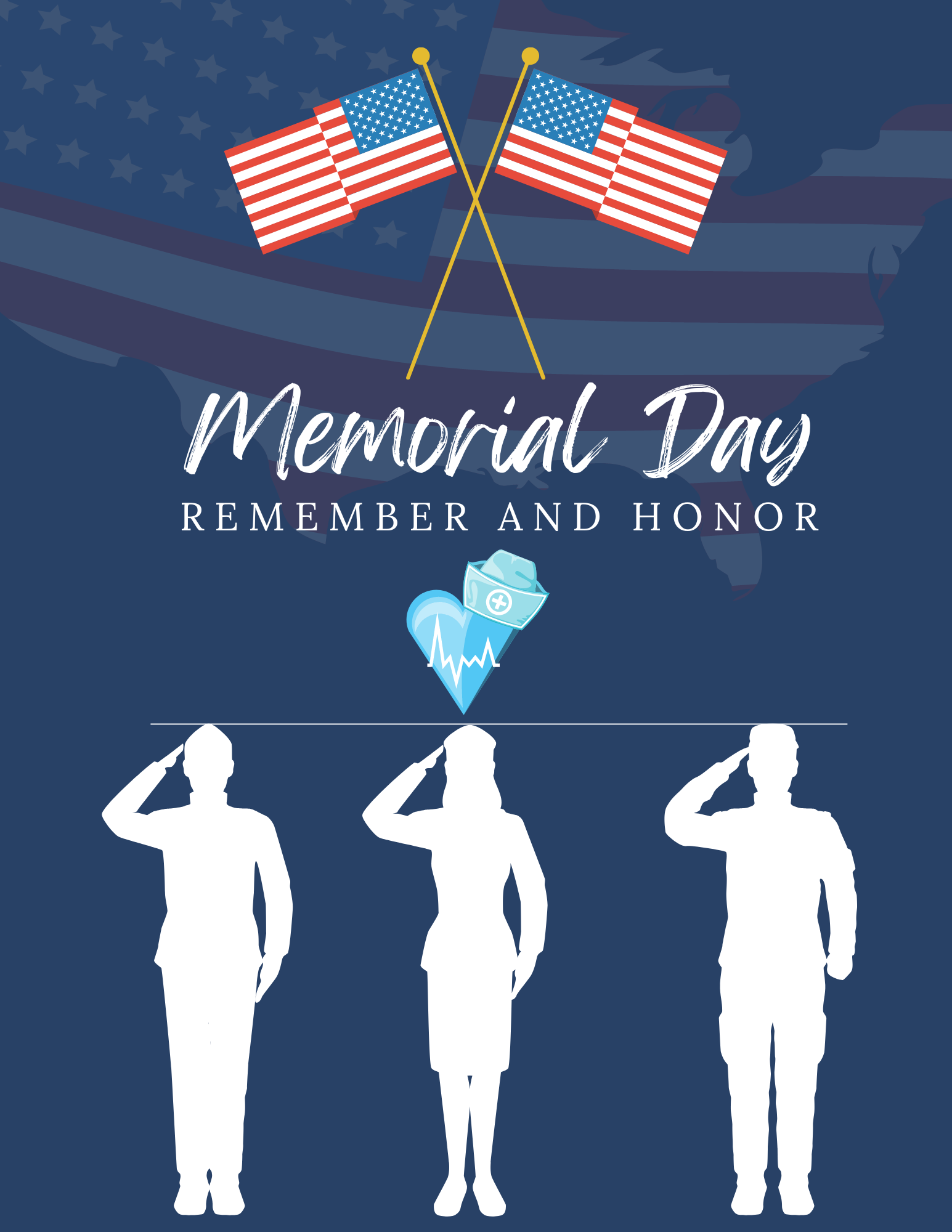Honoring nurses and servicemen and servicewomen on Memorial Day